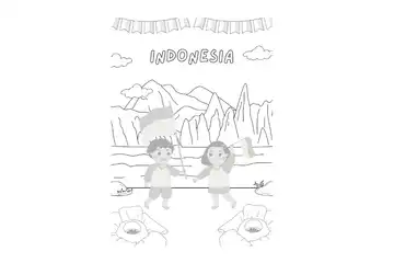 17 agustus coloring pages