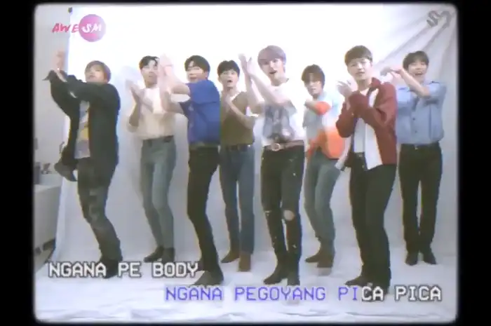 Kocak! Boyband Korea Selatan NCT 127 Senam Poco-Poco dengan Luwes ...