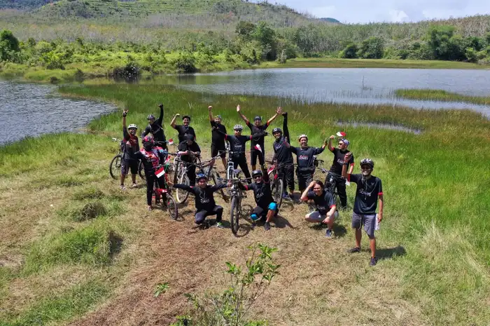 Belasan Peserta 'Gowes Kemerdekaan' di Kalsel Taklukan Tanjakan Terjal ...