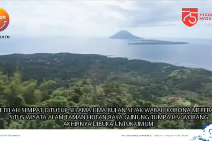 Situs Wisata Tahura Gunung Tumpa Manado Sudah Dibuka Kembali - Sonora.id