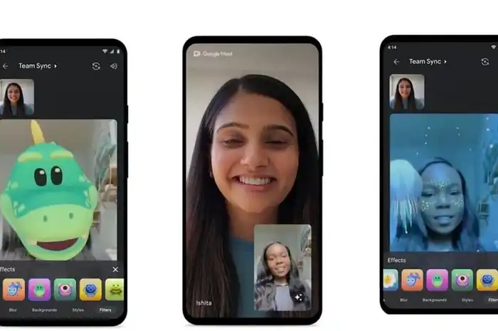 Aplikasi Google Meet Rilis Filter Baru, Begini Cara Menggunakannya ...