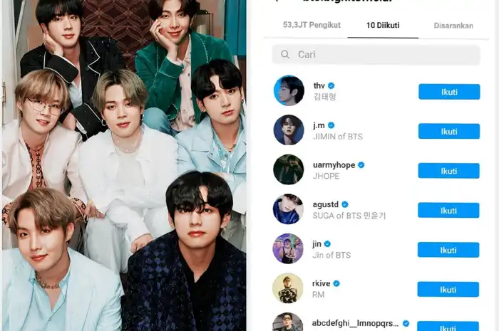 8 Tahun Tak Punya Instagram, Big Hit Music Bongkar Alasan Mengapa ...