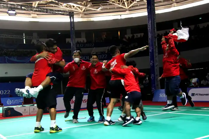 Indonesia Amankan Emas Pertama di ASEAN Paragames 2022 Lewat Cabor Parabadminton - Sonora.id