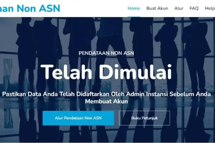Simak! Berikut Syarat dan Cara Daftar Akun Pendataan Tenaga Non ASN ...