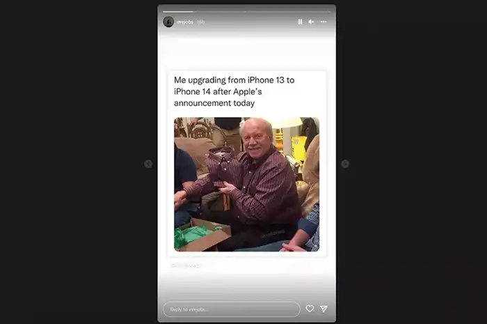 Iphone 14 Resmi Rilis, Putri Kandung Steve Jobs Malah Posting Meme ...