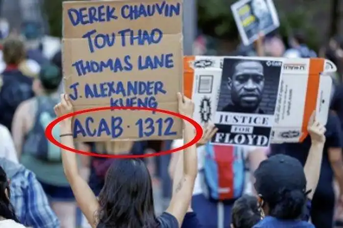 Arti Kode ACAB 1312, Sejarah dan Apa Kaitannya dengan Polisi? - Sonora.id