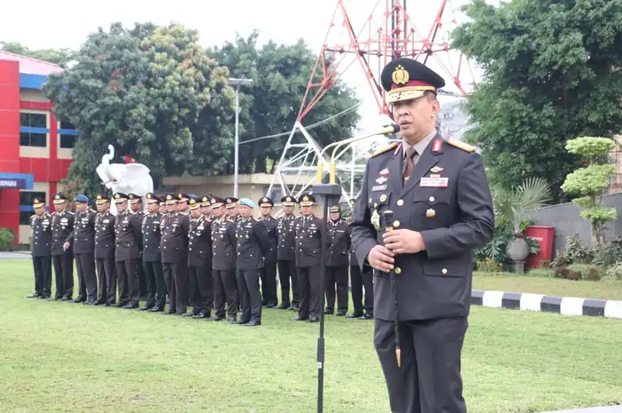 Upacara Peringatan Hari Sumpah Pemuda ke-94 di Mapolda Sumsel - Sonora.id