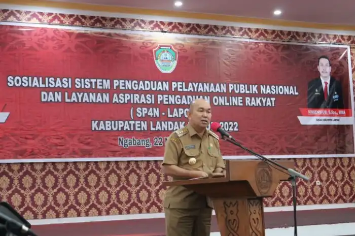 Sosialisasikan SP4N-LAPOR! Tingkatkan Kualitas Pelayanan Publik Kabupaten Landak - Sonora.id