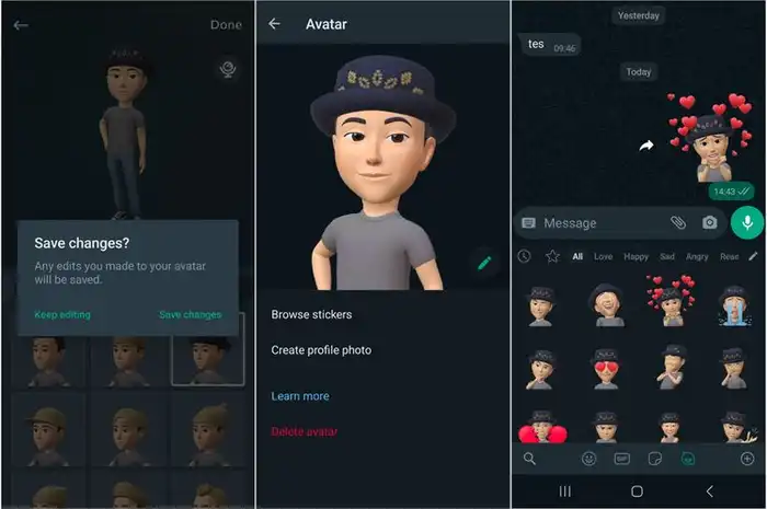 Cara Membuat Avatar di WhatsApp, Fitur Baru yang Menarik Sesuai Penggunanya, Yuk Cobain! - Sonora.id