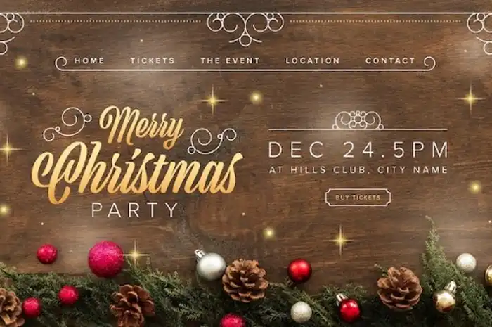 22 Contoh Undangan Natal, Kreatif dan Gak Pasaran! - Sonora.id