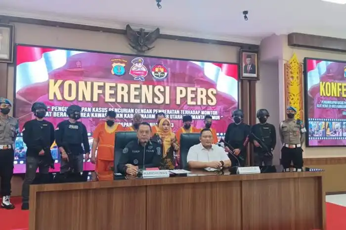 Polda Kaltim Ungkap Pencurian Layar Monitor Alat Berat di Kawasan Pembangunan IKN - Semua ...