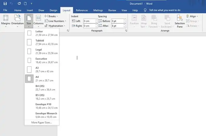 4 Cara Mengatur Ukuran Kertas di Microsoft Word - Sonora.id