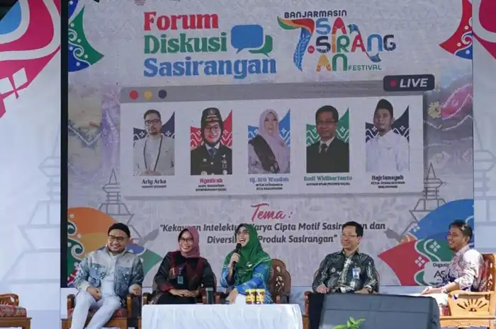 Forum Diskusi Sasirangan, 16 Motif Masuk HAKI - Sonora.id