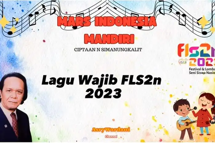 Lirik Lagu Mars Indonesia Mandiri Ciptaan N. Simanungkalit, Lagu Wajib ...