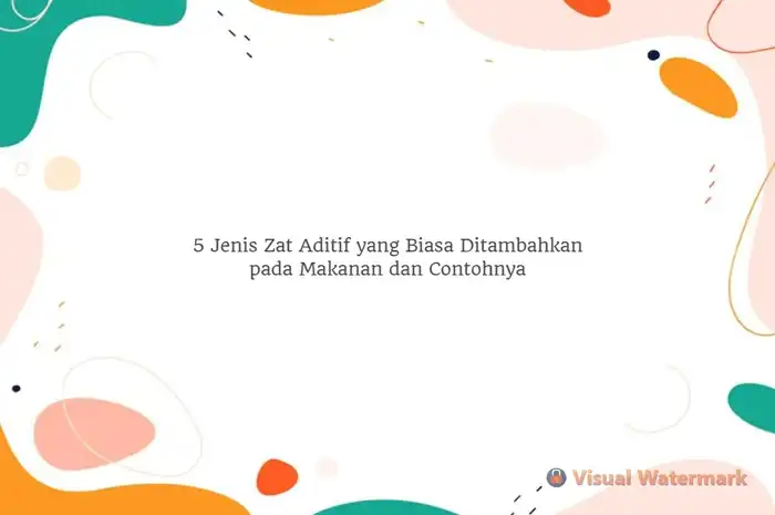 5 Jenis Zat Aditif yang Biasa Ditambahkan pada Makanan dan Contohnya ...