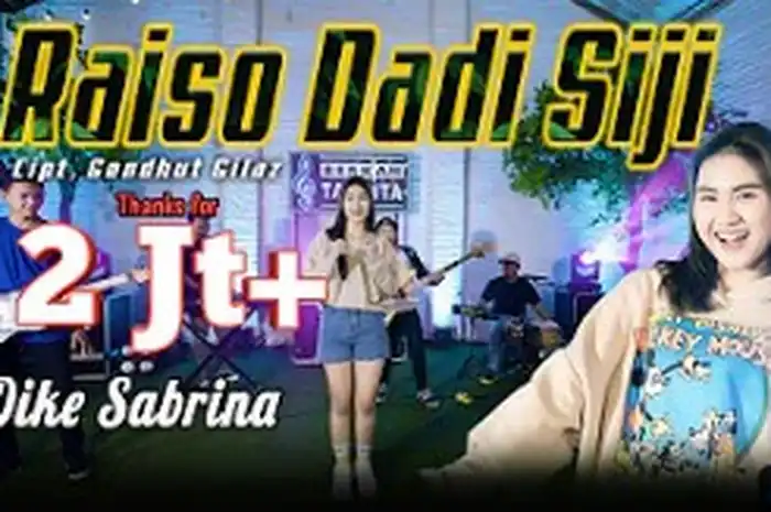 Lirik dan Terjemahan Lagu Raiso Dadi Siji Milik Dike Sabrina - Sonora.id