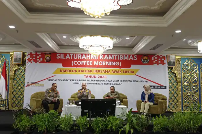 Kapolda Kalbar, Gelar Silaturahmi Ajak Awak Media Bersinergi Jaga Situasi Kamtibmas Jelang ...