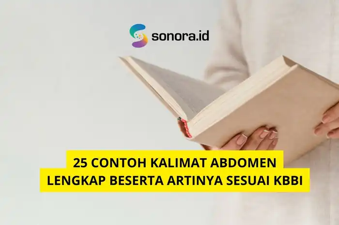 25 Contoh Kalimat Abdomen Lengkap Beserta Artinya sesuai KBBI - Sonora.id