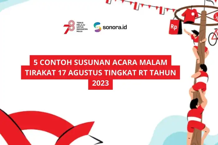 5 Contoh Susunan Acara Malam Tirakat 17 Agustus Tingkat RT Tahun 2023 ...