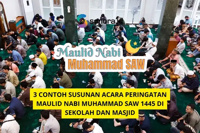 3 Contoh Susunan Acara Peringatan Maulid Nabi Muhammad Saw 1445 Di