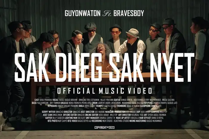 Lirik Lagu 'Sak Dheg Sak Nyet', Hasil Kolaborasi Guyon Waton dan ...