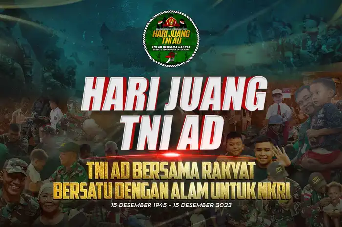 30 Kata-Kata Ucapan Hari Juang Kartika TNI AD 2023 yang Sesuai Tema - Sonora.id