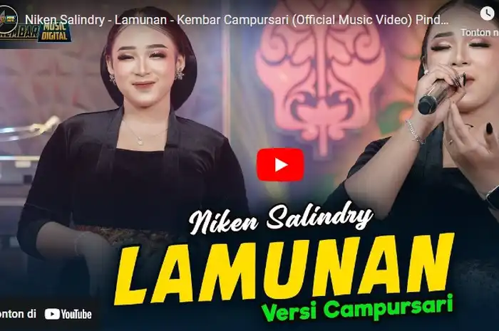 Lirik Lagu Lamunan - Niken Salindry, Pindha samudra pasang - Sonora.id