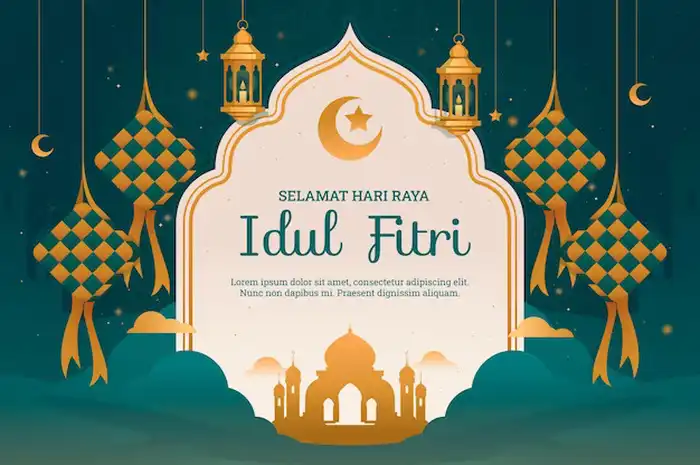 60 Poster Selamat Hari Raya Idul Fitri 1445 H/2024: Islami dan Gratis ...