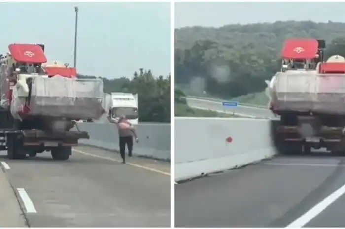 Sopir Kejar-kejaran dengan Truk yang Meluncur Tol Kalikangkung - Sonora.id