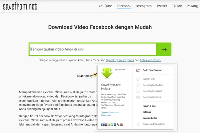 Unduh Video Facebook Melalui SaveFrom.net - Sonora.id