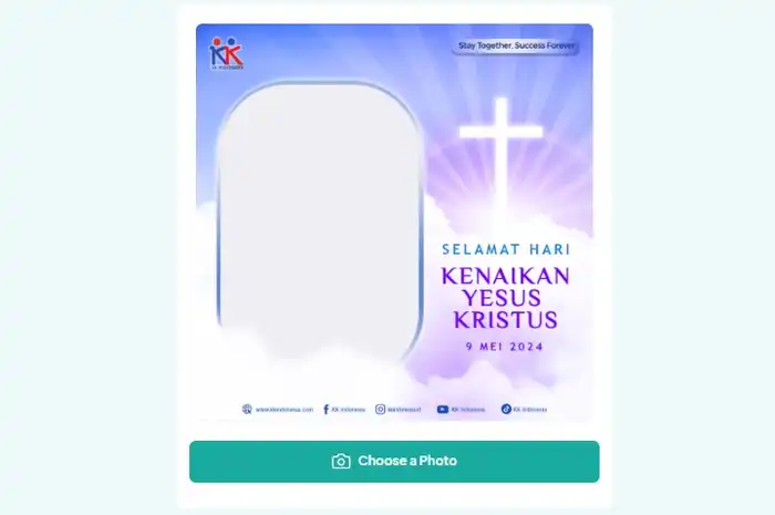 33 Twibbon Hari Kenaikan Yesus Kristus 2024 Beserta Cara Memasangnya