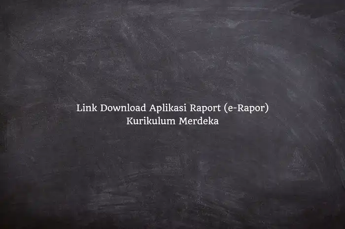 Link Download Aplikasi Raport (e-Rapor) Kurikulum Merdeka SD, SMP, SMA - Sonora.id