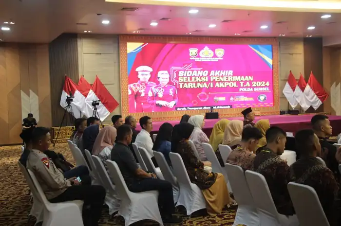 Polda Sumsel Gelar Sidang Terbuka Penentuan Kelulusan Calon Taruna Akpol 2024 - Sonora.id