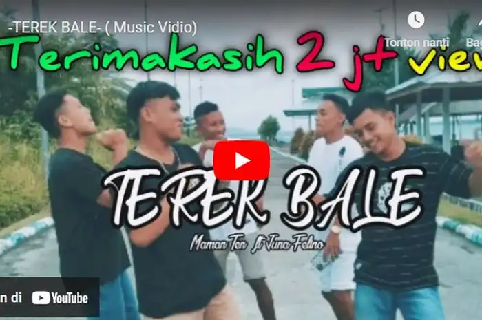 Lirik Lagu Terek Bale - Maman Ten, Viral di TikTok: Eh Sorry Nyada ...