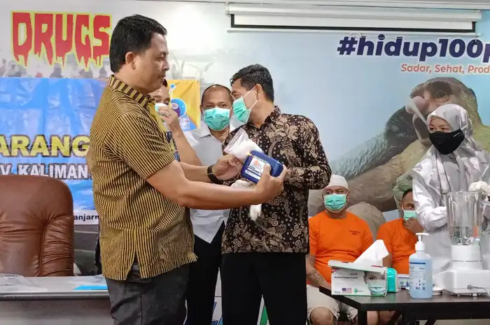 BNNP Kalsel Musnahkan Narkotika Jenis Sabu Seberat 194,02 Gram - Sonora.id