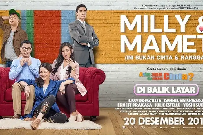 Sinopsis 'Milly & Mamet: Ini Bukan Cinta & Rangga' Tayang Malam Ini di ...