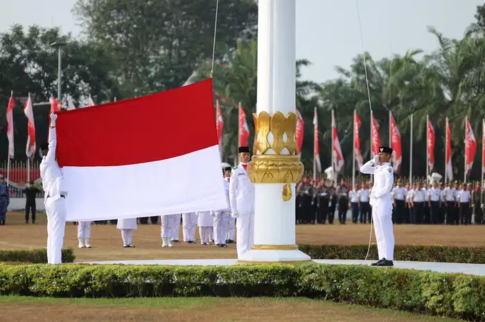 Jadi Irup HUT ke-79 RI, Pj Gubernur Elen Setiadi: Semangat Wujudkan Indonesia Emas - Sonora.id