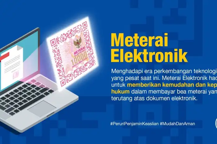 Cara Beli e-Meterai (Materai Elektronik) untuk CPNS, Begini Pakainya ...