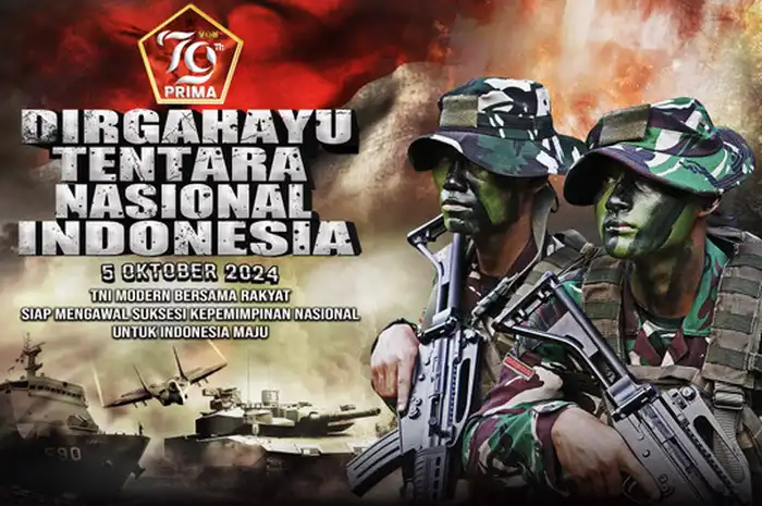 Tema HUT TNI ke 79 Tahun 2024 Lengkap dengan Rangkaian Acaranya - Sonora.id
