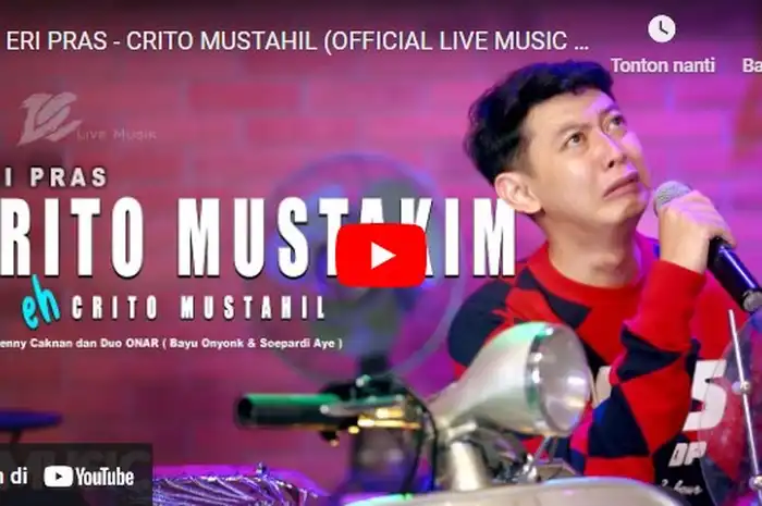 Lirik Lagu Crito Mustahil - Eri Pras, Aku wis tau ngrasakne jerune ...