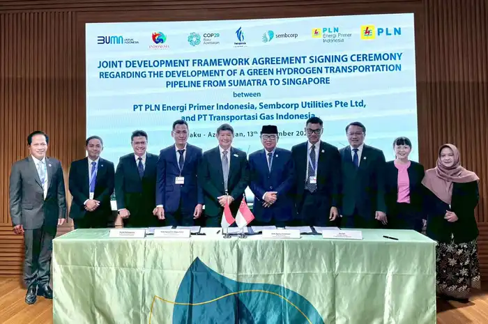 Kembangkan Proyek Hidrogen Hijau Terbesar di ASEAN, PLN Gandeng Sembcorp dan TGI - Sonora.id