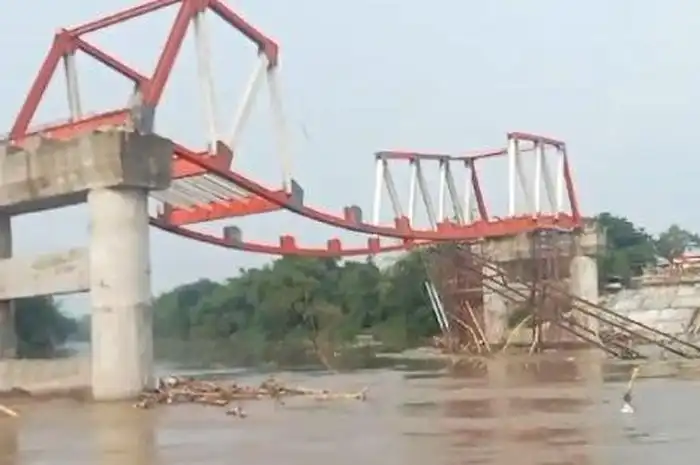 Terjadi Kerusakan, Proyek Jembatan Butuh Sragen Terancam Molor - Sonora.id