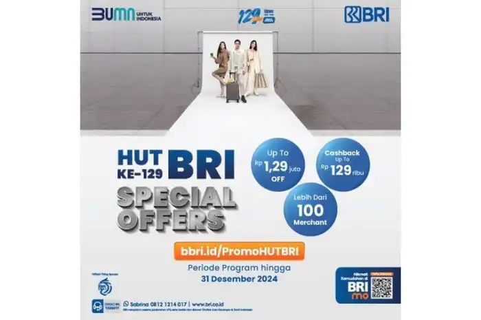 Promo HUT BRI Ke-129, dari Kopi Kenangan hingga Informa! Segera Manfaatkan! - Sonora.id