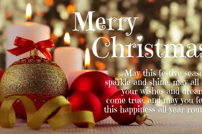 100 Ucapan Selamat Natal Bahasa Inggris dan Artinya yang Menarik - Sonora.id