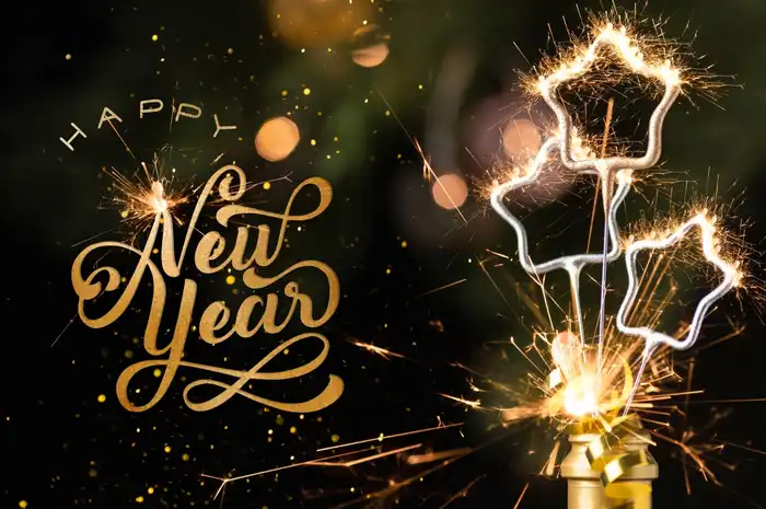 40 Gambar Ucapan Selamat Tahun Baru 2025, Desain Meriah dan Keren - Sonora.id
