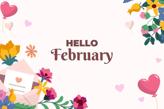 40 Gambar Ucapan Selamat Datang Bulan Februari, Desain Keren dan Unik ...
