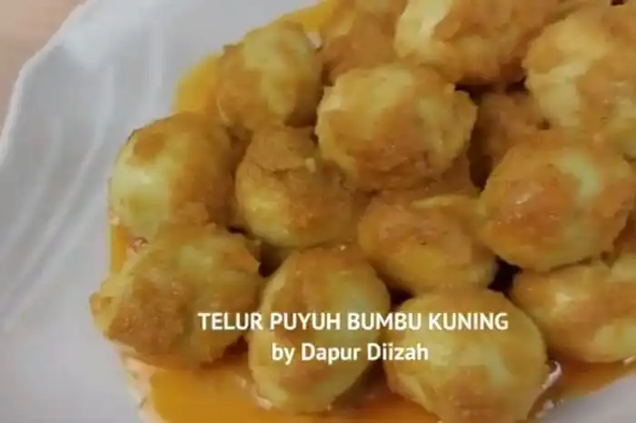 Resep Telur Puyuh Bumbu Kuning yang Lezat, Coba Buat Yuk di Rumah ...