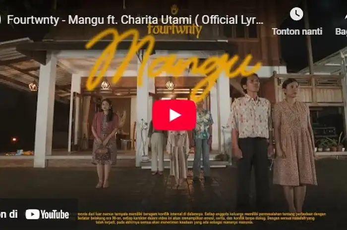 Lirik Lagu 'Mangu' - Fourtwnty & Charita Utami yang Viral di TikTok ...