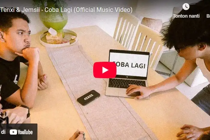 Lirik Lagu Coba Lagi - Tenxi & Jemsii, Viral di TikTok - Sonora.id