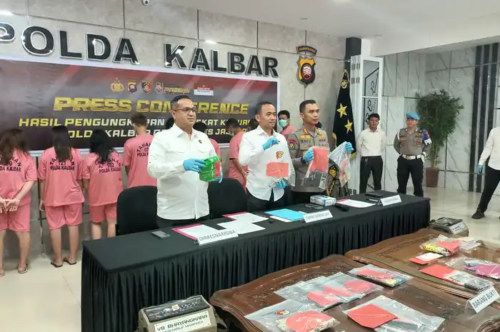 Polda Kalbar Gelar Rilis Pengungkapan Kasus Selama Operasi Pekat - Sonora.id
